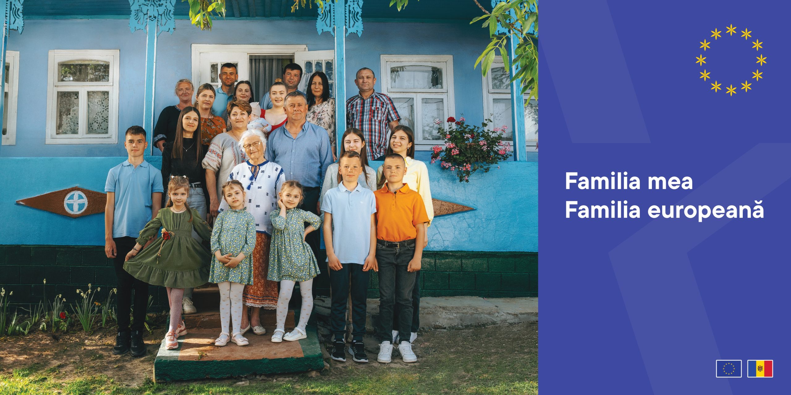 My family. The European family. A campaign that brings Moldovans closer ...